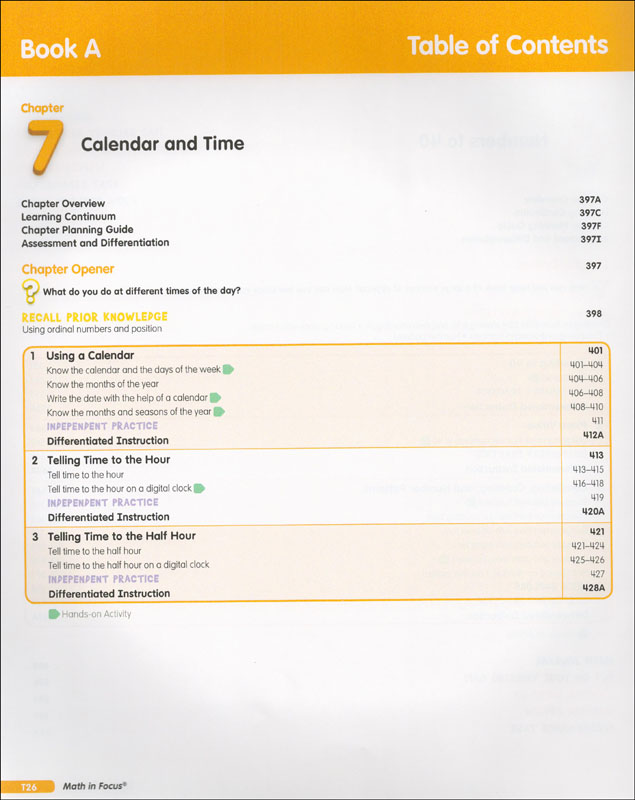 Math in Focus Teacher Edition Volume B Grade 1