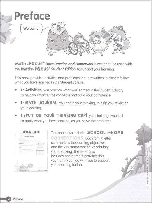 Math in Focus Extra Practice and Homework Volume A Grade 2