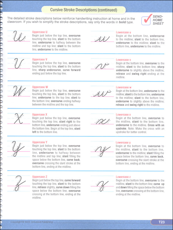 Universal Handwriting Grade 3: Beginning Cursive, Teacher Edition (2022)