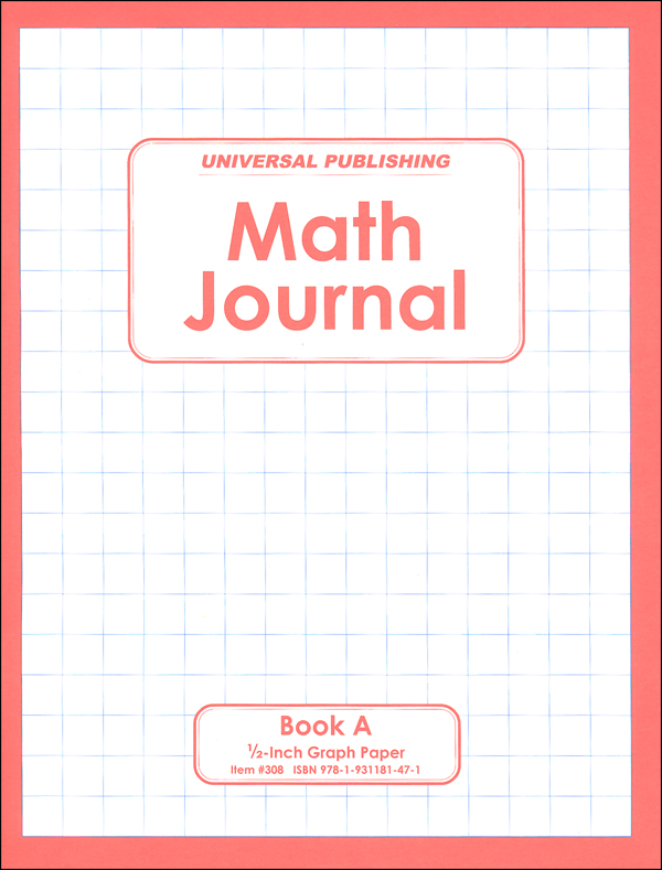 Universal Publishing: Math Journal - Book A, Grades 1-3