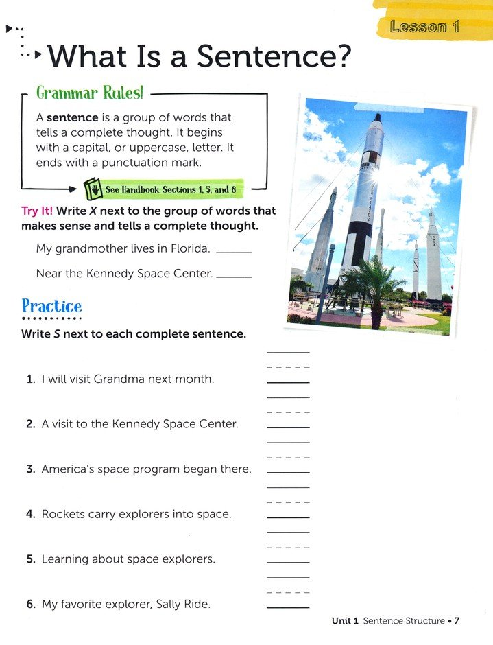 Zaner-Bloser Grammar, Usage and Mechanics Grade 2 Student Edition (2021 ...