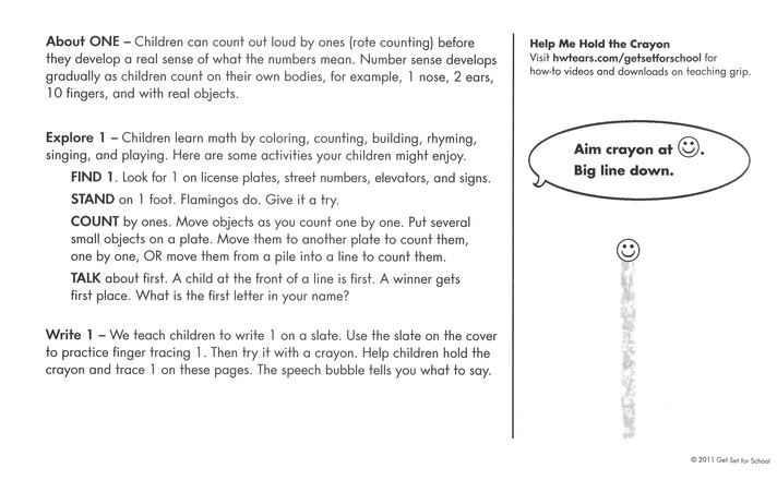 Handwriting Without Tears: I Know My Numbers, Set of 10 Booklets (Pre-K)