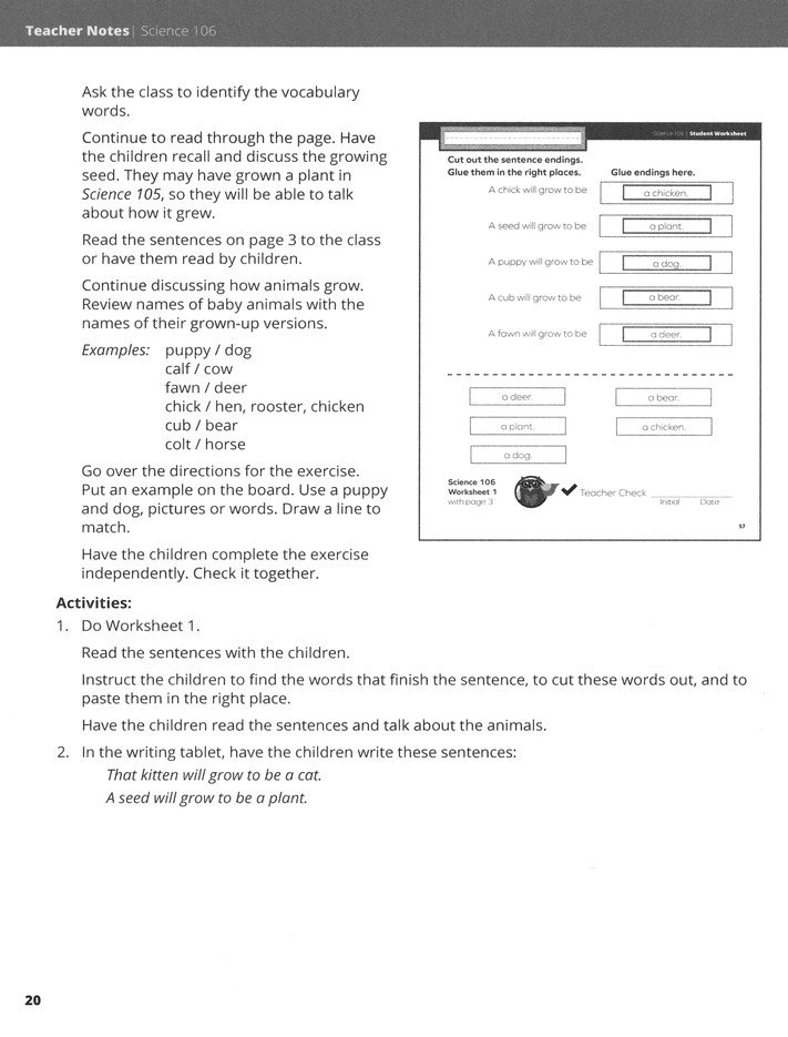 Calvert Education: Grade 1 Science Complete Set