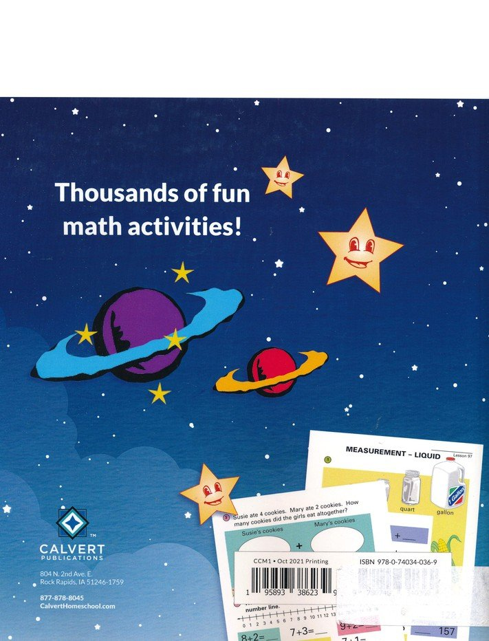 Calvert Education: Calvert Clubhouse Grade 1 The Biggest Book of Math ...