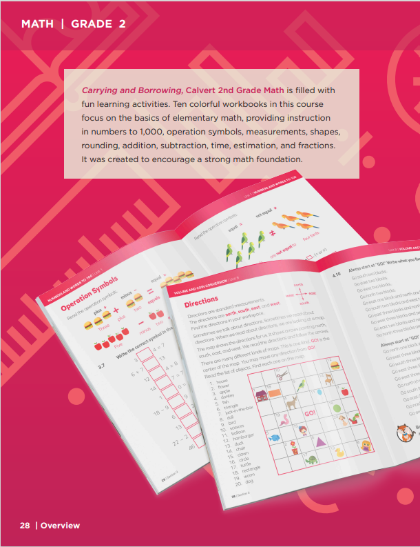 Calvert Education: Grade 2 Math Complete Set