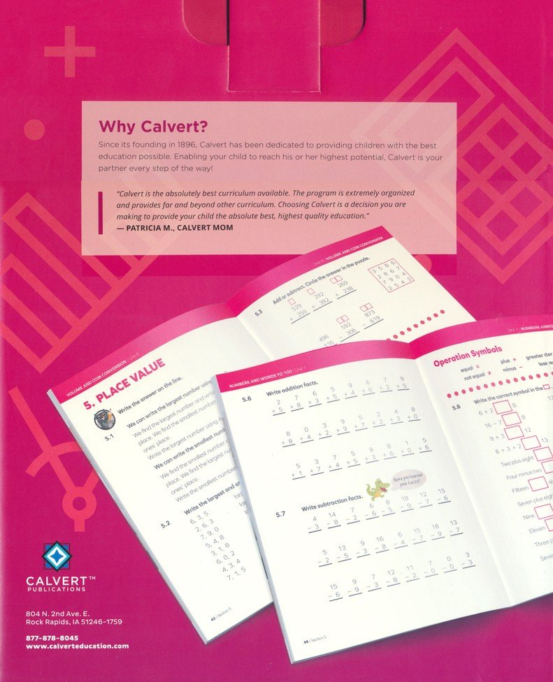 Calvert Education: Grade 4 Math Complete Set