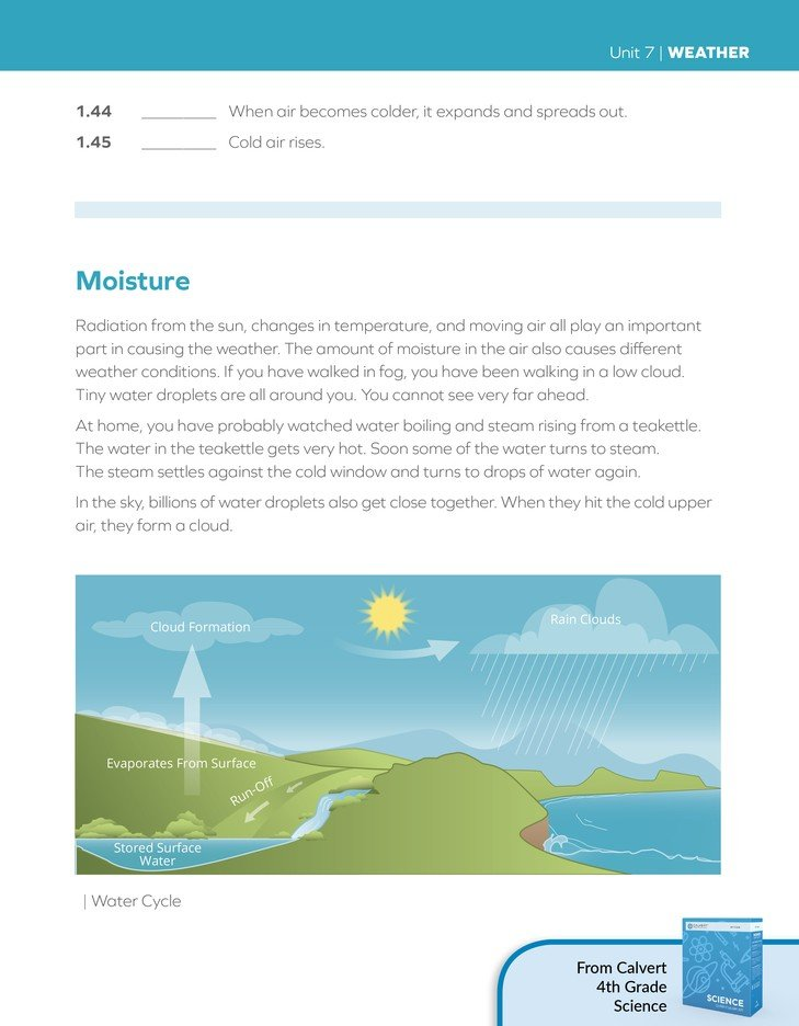 Calvert Education: Grade 4 Four Subject Complete Set
