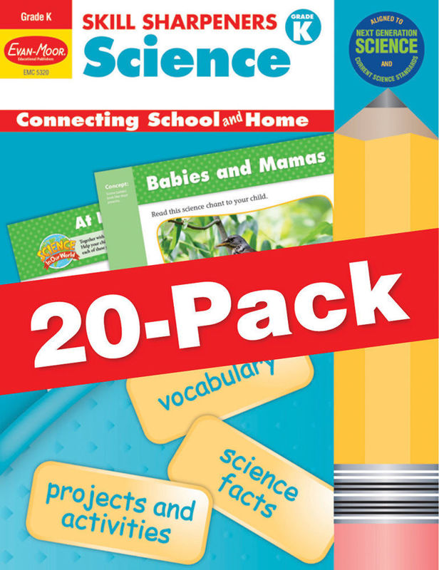 Evan-Moor Skill Sharpeners: Science, Gr. K Class Pack