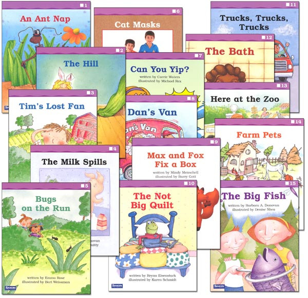 Saxon Phonics and Spelling - Gr. K - Fluency Readers Set B - Average ...