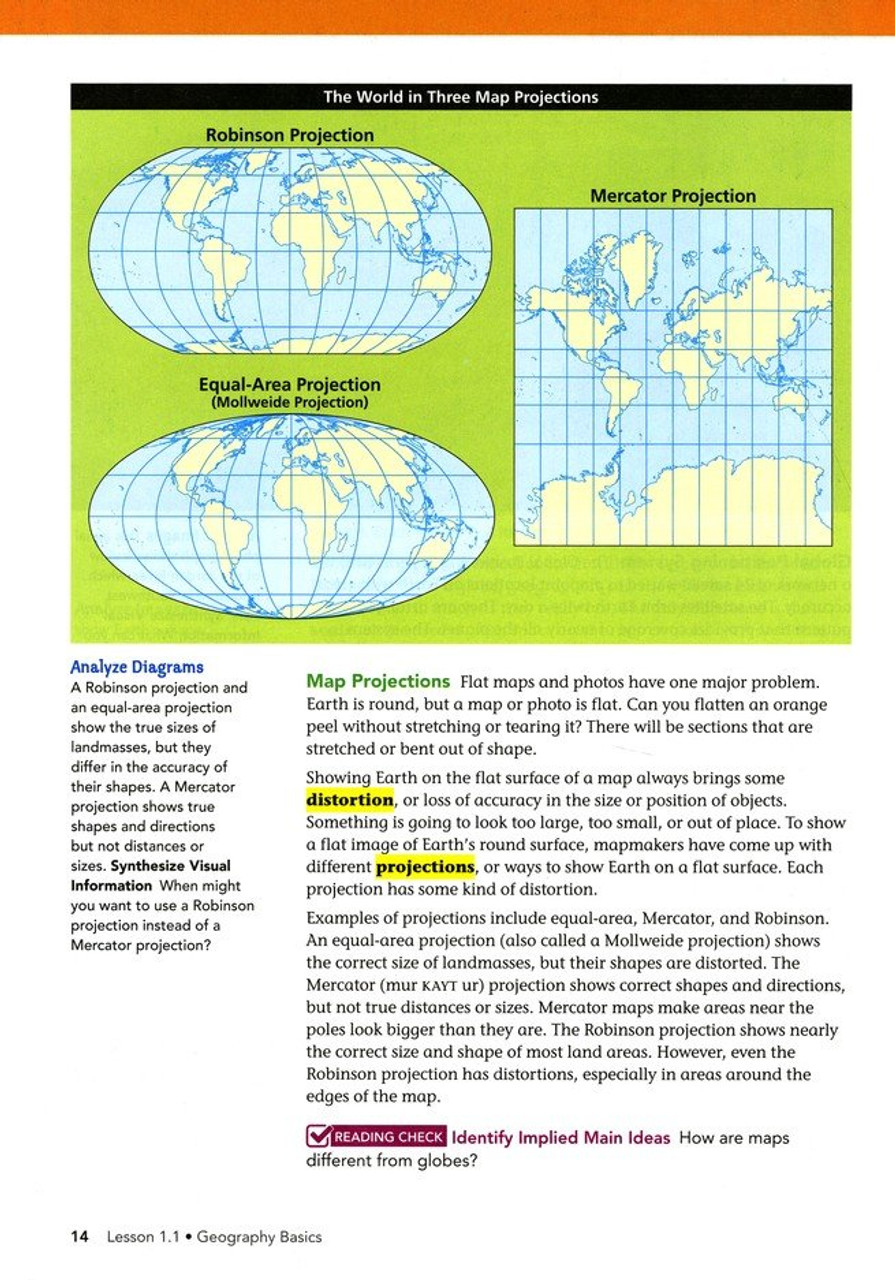 My World Interactive Social Studies Grade 6-8 World Geography Bundle