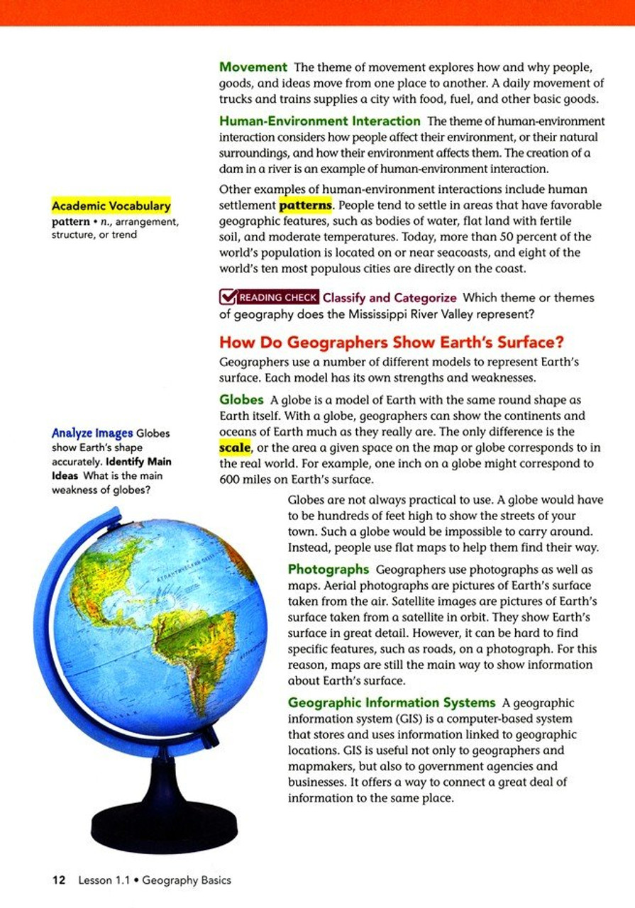 My World Interactive Social Studies Grade 6-8 World Geography Bundle