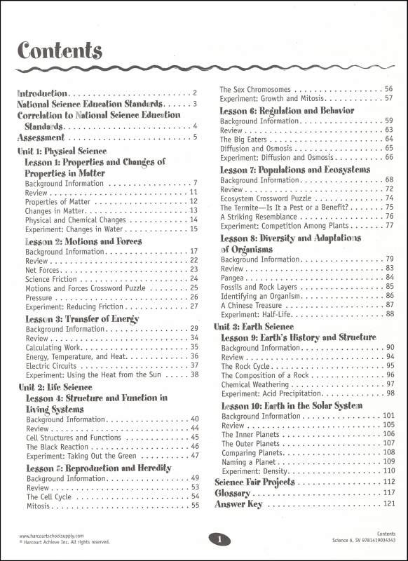 Science By The Grade- Grade 6 - Classroom Resource Center