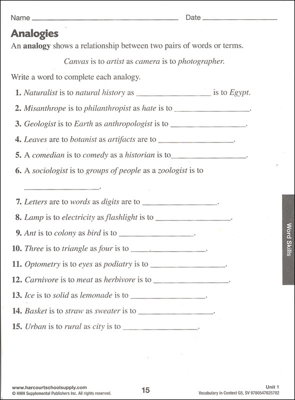 Vocabulary in Context For Common Core Standards Grade 5 - Classroom ...