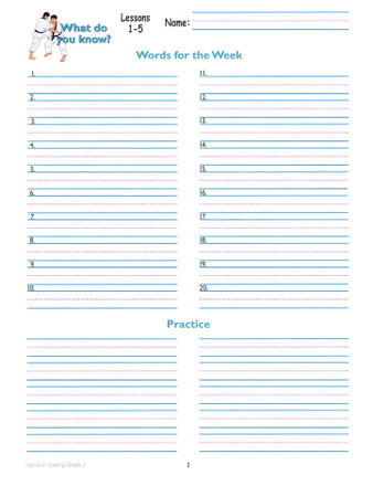 Horizons Grade 3 Spelling & Vocabulary Student Book - Classroom ...