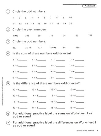 Horizons Grade 4 Math Student Workbook Packet - Classroom Resource Center