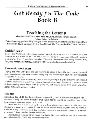 Explode The Code Teachers Guide for Books A, B, C - Classroom Resource ...