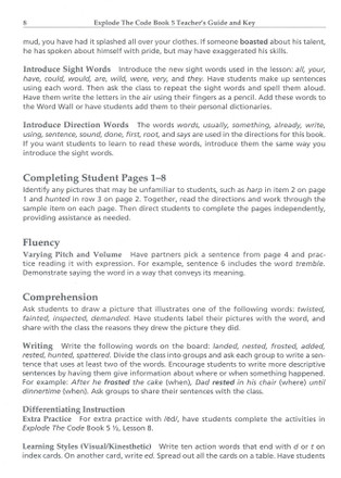 Explode The Code Teachers Guide for Books 5 & 6 - Classroom Resource Center