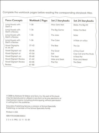 Primary Phonics Workbook 2 Grades K-2 - Classroom Resource Center