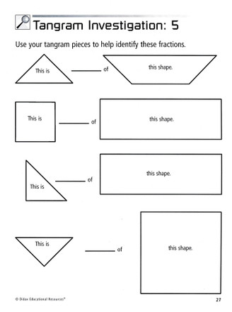 Fractions With Tangrams - Classroom Resource Center