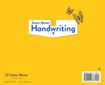 Zaner-Bloser Handwriting Grade K Student Edition - Classroom Resource ...