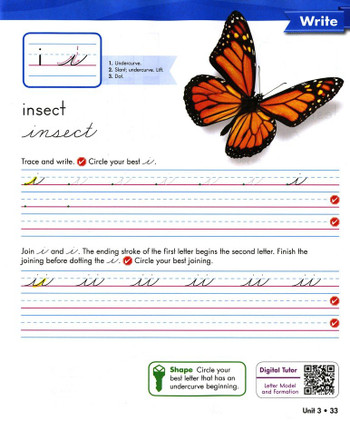 Zaner-Bloser Handwriting Grade 3 Student Edition - Classroom Resource ...