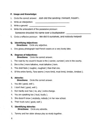 Easy Grammar Plus Grade 7 Test Book - Classroom Resource Center
