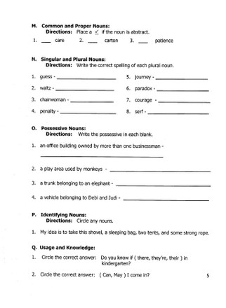 Easy Grammar Grade 6 Test Booklet - Classroom Resource Center