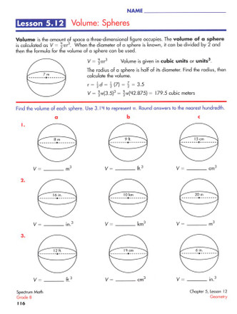 Spectrum Math Grade 8 - Classroom Resource Center