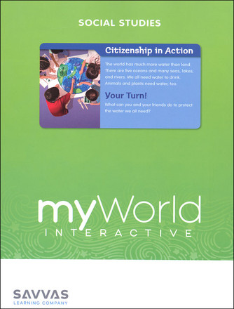 My World Interactive Social Studies Grade K Bundle