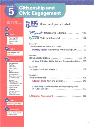 My World Interactive Social Studies Grade 3 Student Worktext