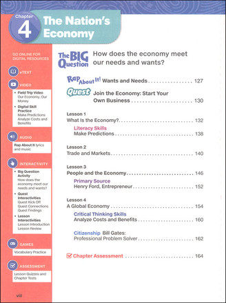 My World Interactive Social Studies Grade 4 Student Worktext