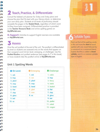 Zaner-Bloser Spelling Connections Grade 2 Student/Teacher Homeschool ...