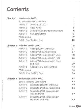 Math in Focus Extra Practice and Homework Volume A Grade 2