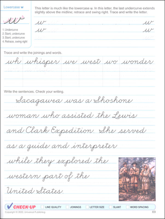 Universal Handwriting Grade 5: Mastering Cursive (2022)
