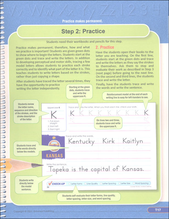 Universal Handwriting Grade 1: Reinforcing Manuscript, Teacher Edition ...