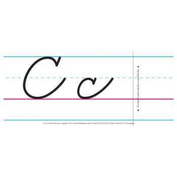 Universal Publishing: Cursive Wall Strips