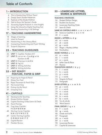Handwriting Without Tears: Grade 2 Printing Power Teacher's Guide (2022 ...