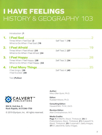 Calvert Education: Grade 1 History & Geography Complete Set