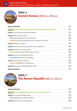 My World Interactive Social Studies Grade 6-8 American History Bundle