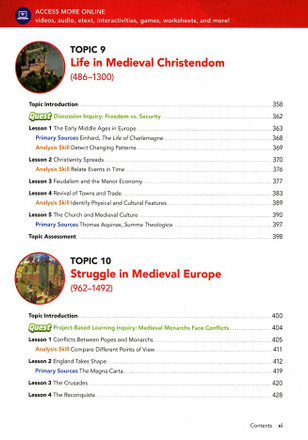 My World Interactive Social Studies Grade 6-8 American History Bundle