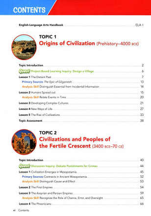 My World Interactive Social Studies Grade 6-8 American History Bundle