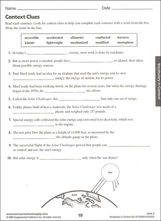 Vocabulary in Context For Common Core Standards Grade 9 - Classroom ...