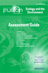 Science Fusion Grade 6-8 Module D: Ecology & The Environment Assessment Guide - Classroom ...