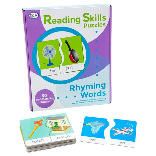 Reading Skills Puzzles: Rhyming Words - Classroom Resource Center