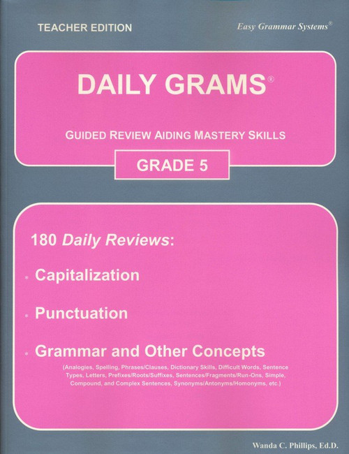 Daily Grams Grade 5 - Classroom Resource Center