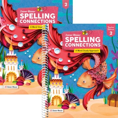 Zaner-Bloser Spelling Connections Grade 2 Student/Teacher Homeschool ...