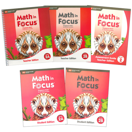 Math in Focus Bundle, Grade 2 (2020 Edition)