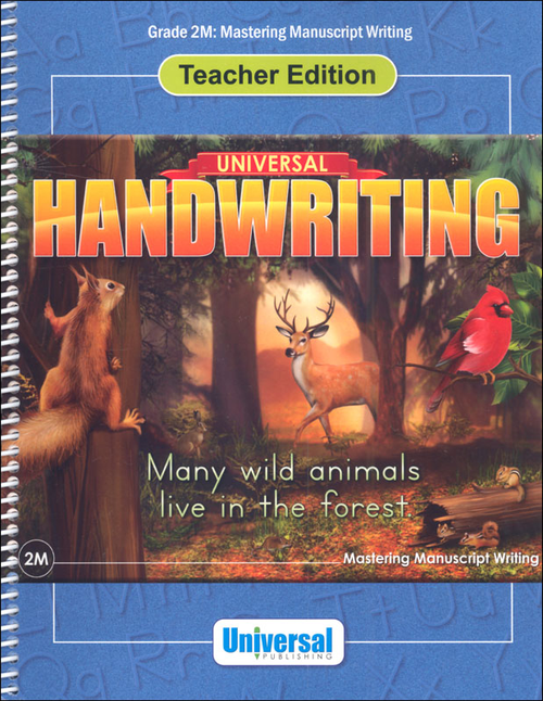 Universal Handwriting Grade 2M: Mastering Manuscript, Teacher Edition ...