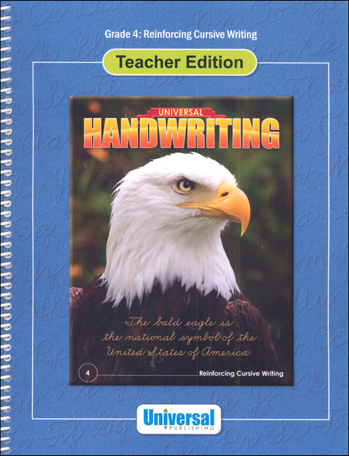 Universal Handwriting Grade 4: Reinforcing Cursive, Teacher Edition (2022)