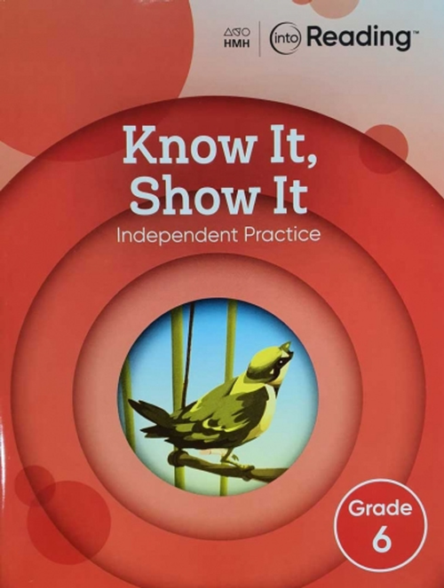 HMH Into Reading: Grade 6 Know It Show It Workbook